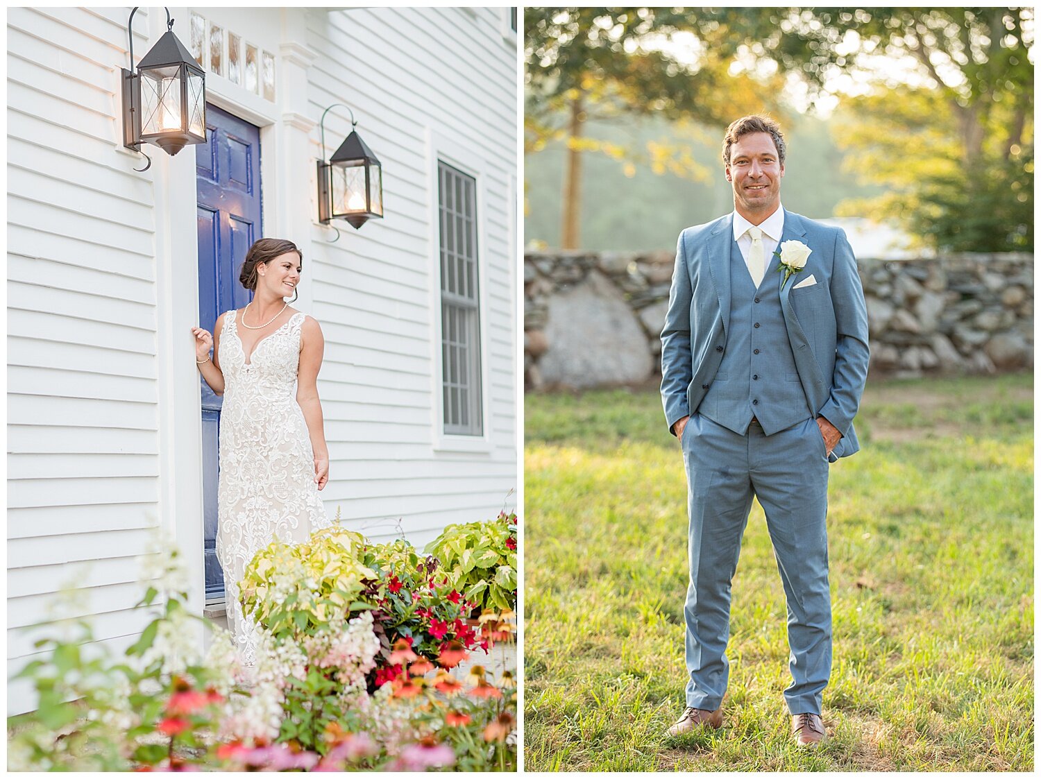 Summer Wedding at Deans Mill Farm in Stonington, CT - stellabluephoto.com